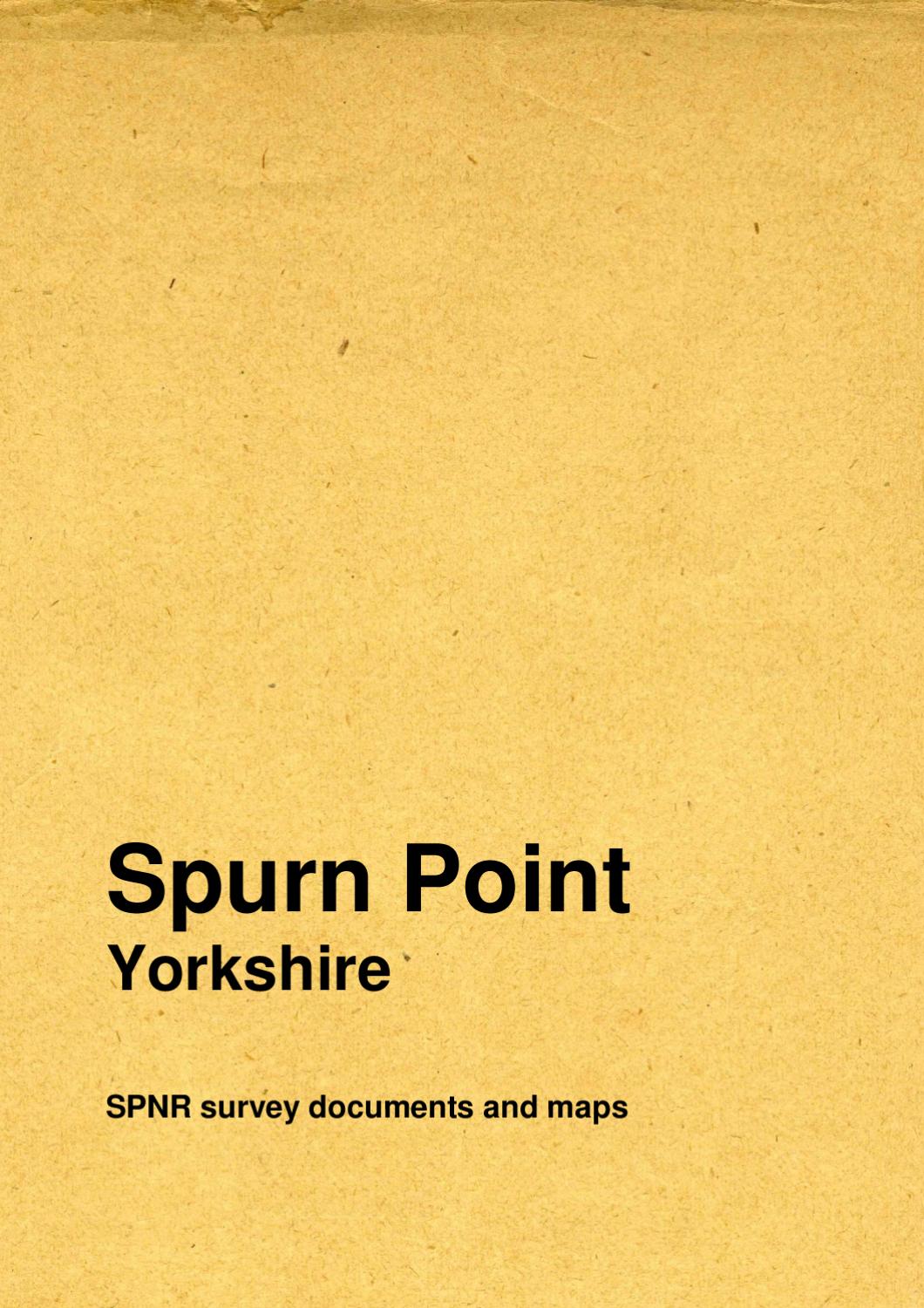Spurn Point SPNR Surveys and Maps by The Wildlife Trusts - Issuu