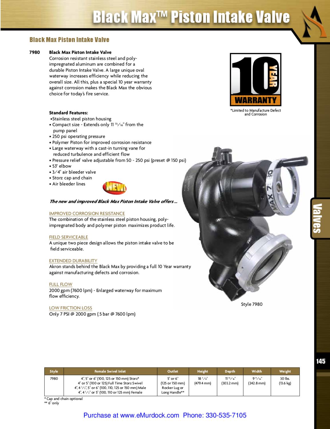 Akron Brass Fire Hose Fittings Adapters Nozzles Department Monitors ...