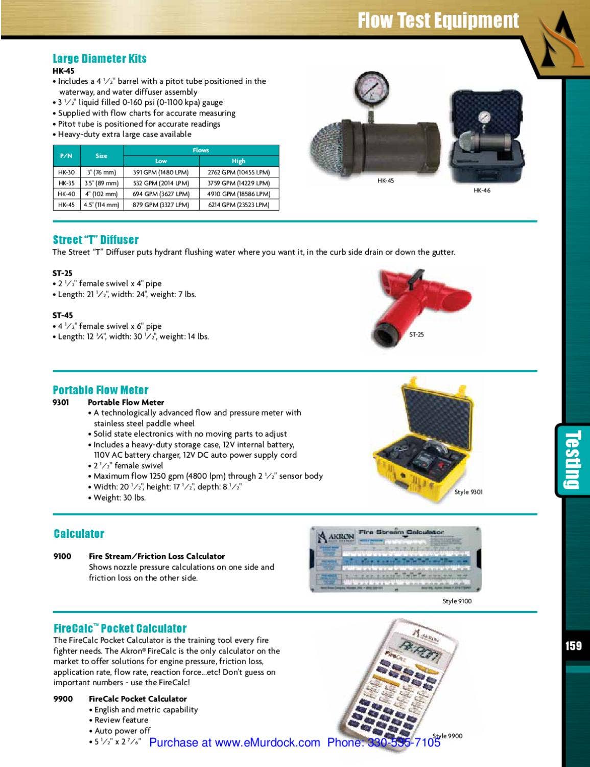 Akron Brass Fire Hose Fittings Adapters Nozzles Department Monitors ...