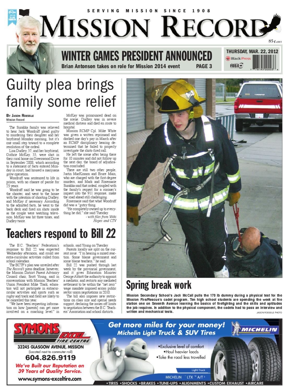 Mission City Record, March 22, 2012 by Black Press Media Group - Issuu
