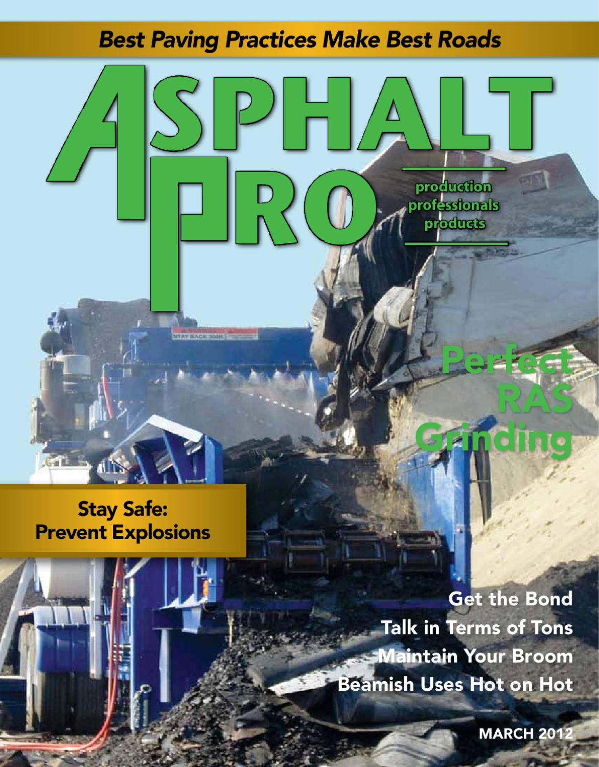 Asphalt Pro - March 2012 by The COMO Companies Magazines | COMO ...