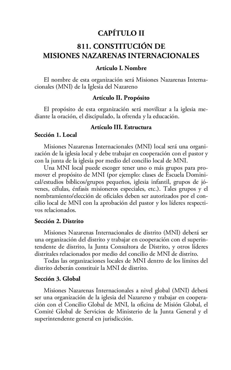 Manual de la Iglesia del Nazareno 2009-2013 by Jose Pacheco - Issuu