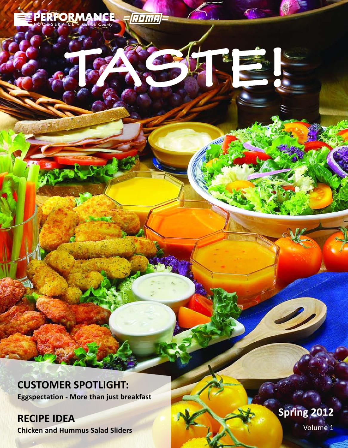 Taste Magazine - March 2012 by Performance Foodservice - Issuu