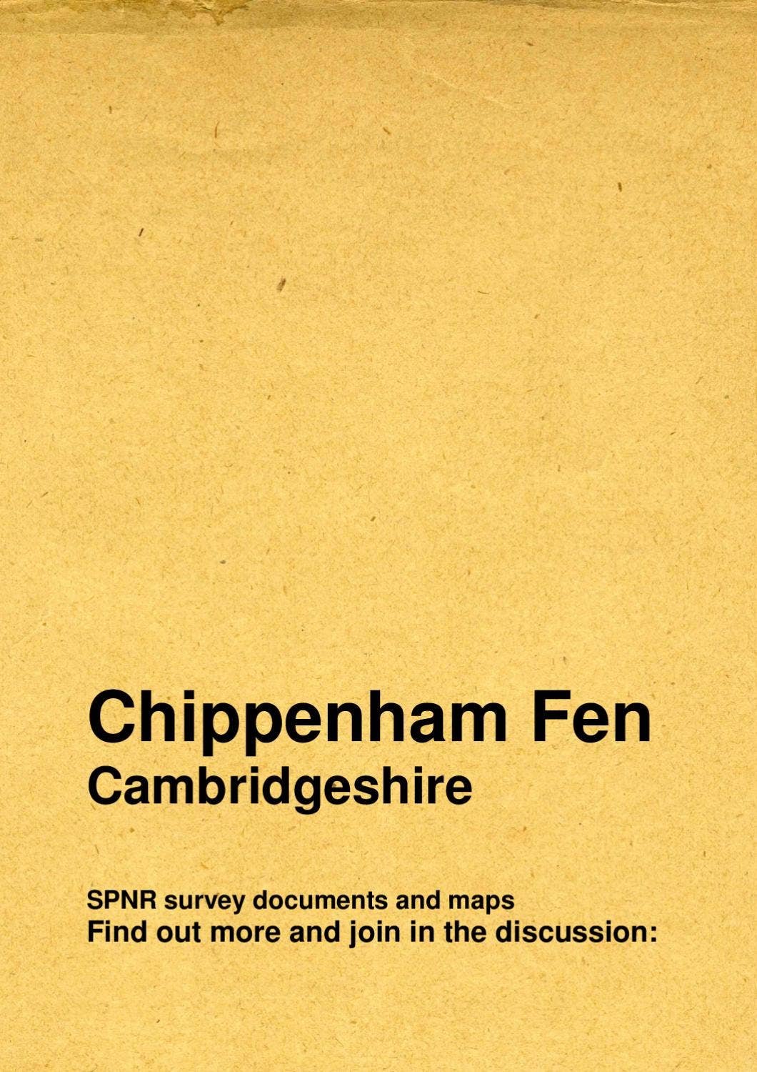 Chippenham Fen SPNR Surveys and Maps by The Wildlife Trusts - Issuu