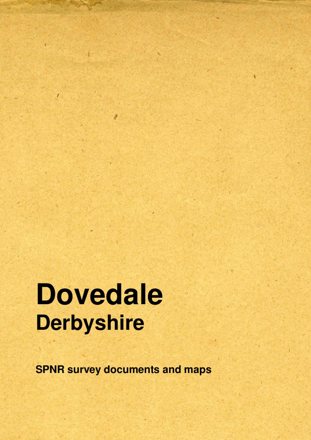 Dovedale SPNR Surveys and Maps by The Wildlife Trusts - Issuu