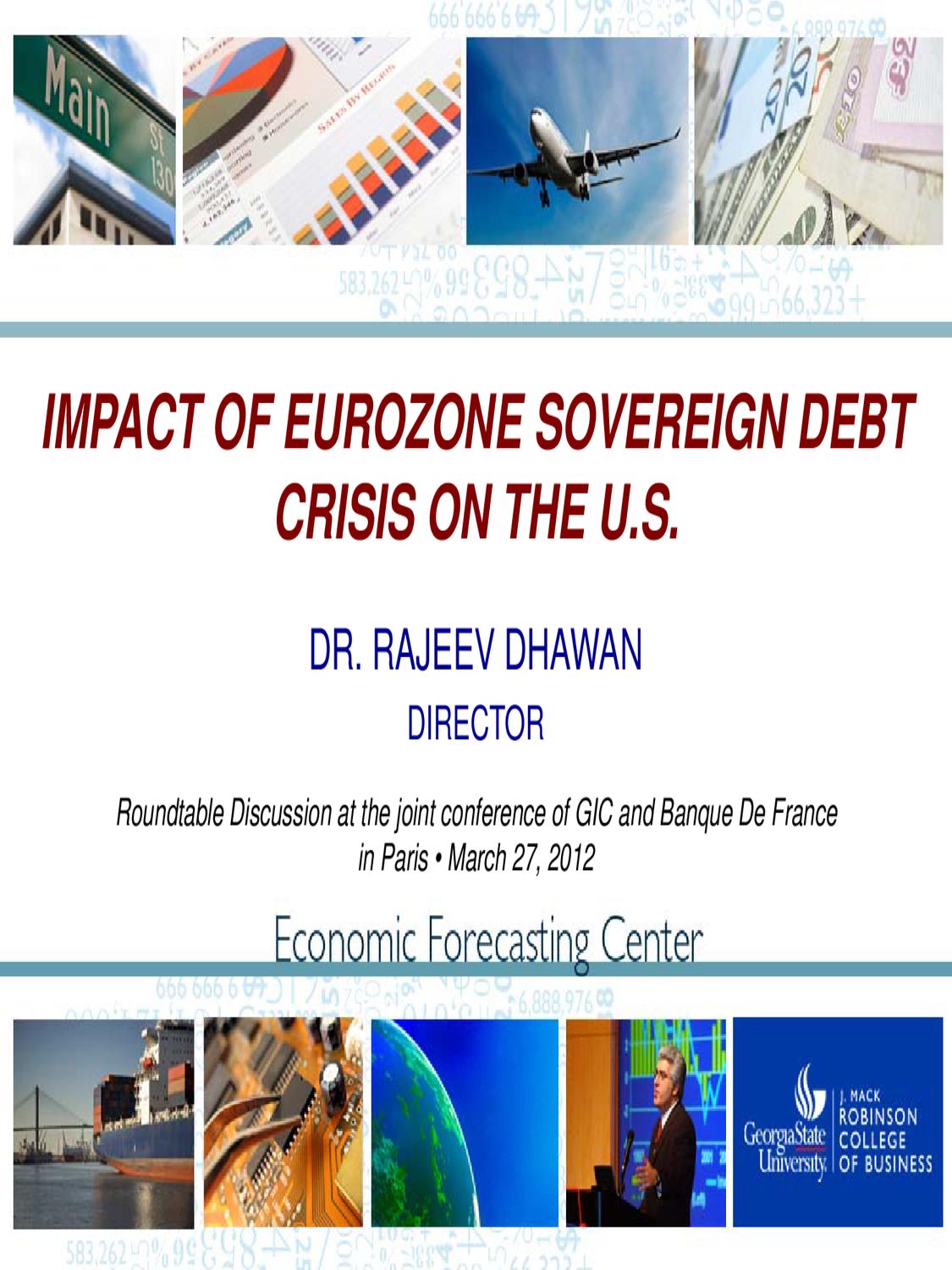 Impact of Eurozone Sovereign Debt Crisis on the U.S. by Global ...