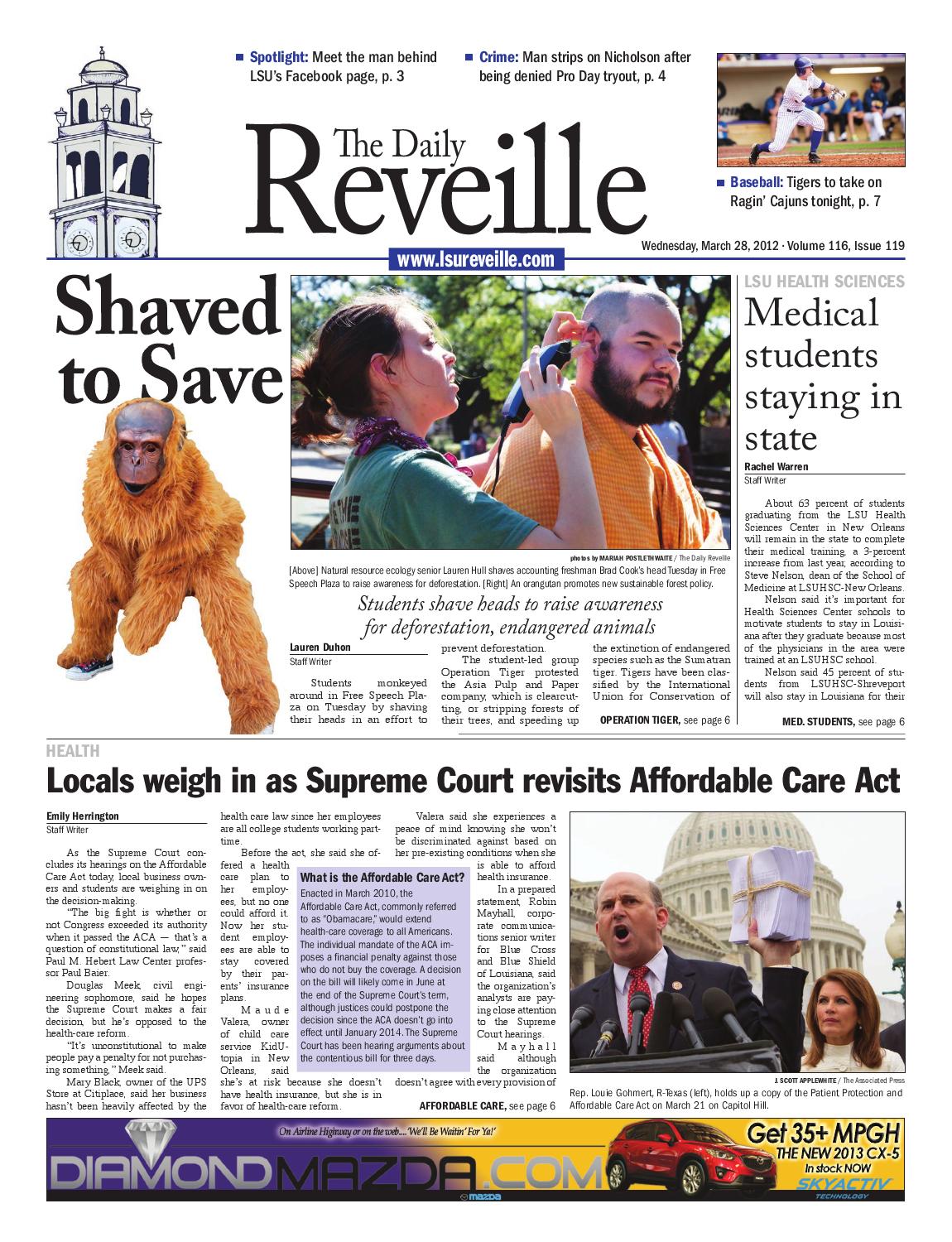 The Daily Reveille - March 28, 2012 by Reveille - Issuu