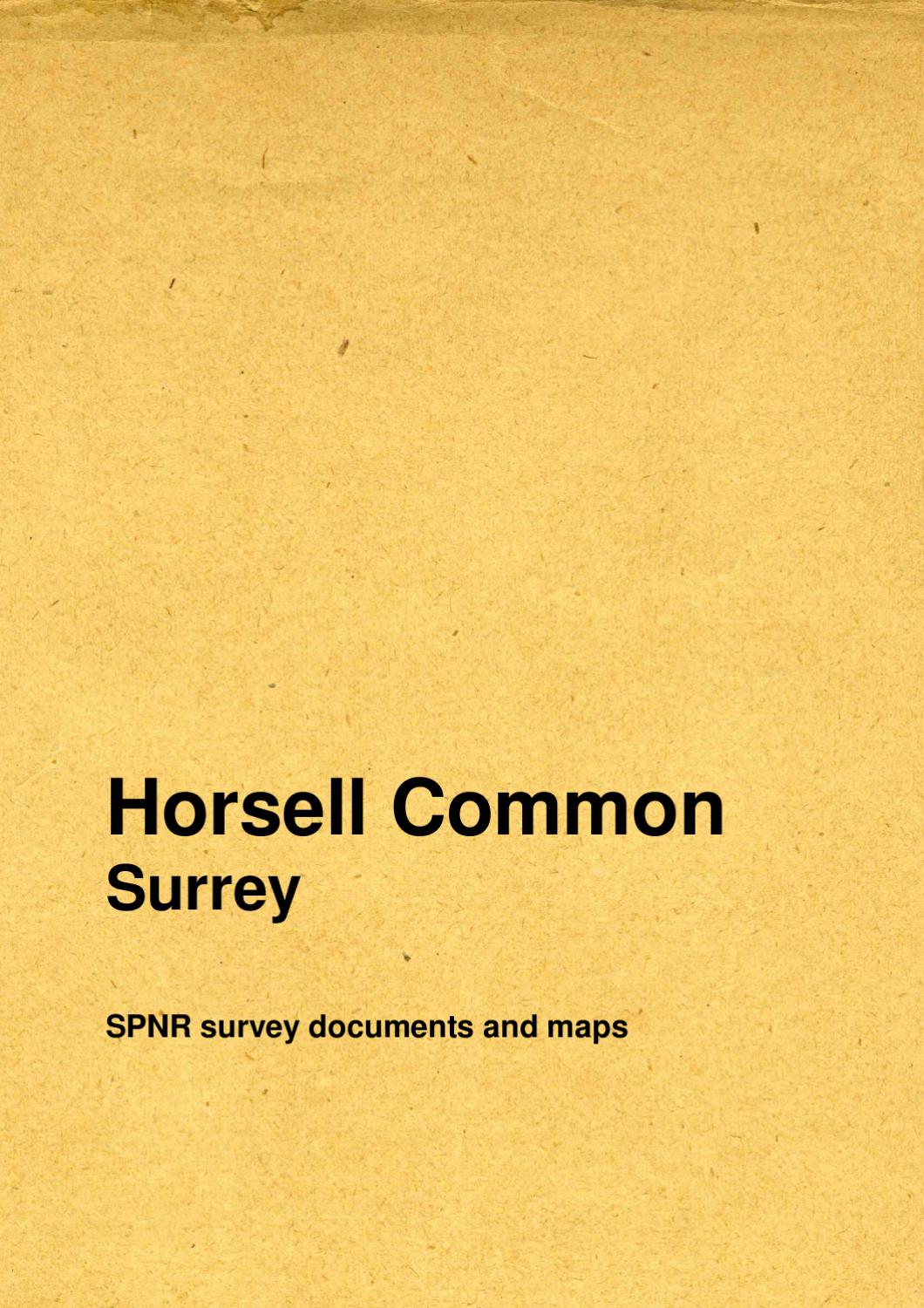 Horsell Common SPNR Surveys and Maps by The Wildlife Trusts - Issuu