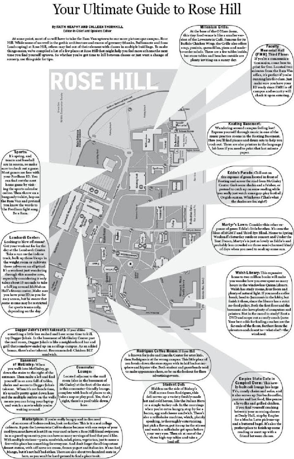 Your Ultimate Guide to Rose Hill by Fordham Observer - Issuu