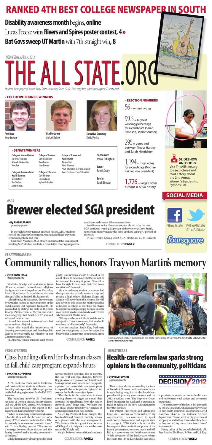 April 4, 2012 by The All State - Issuu