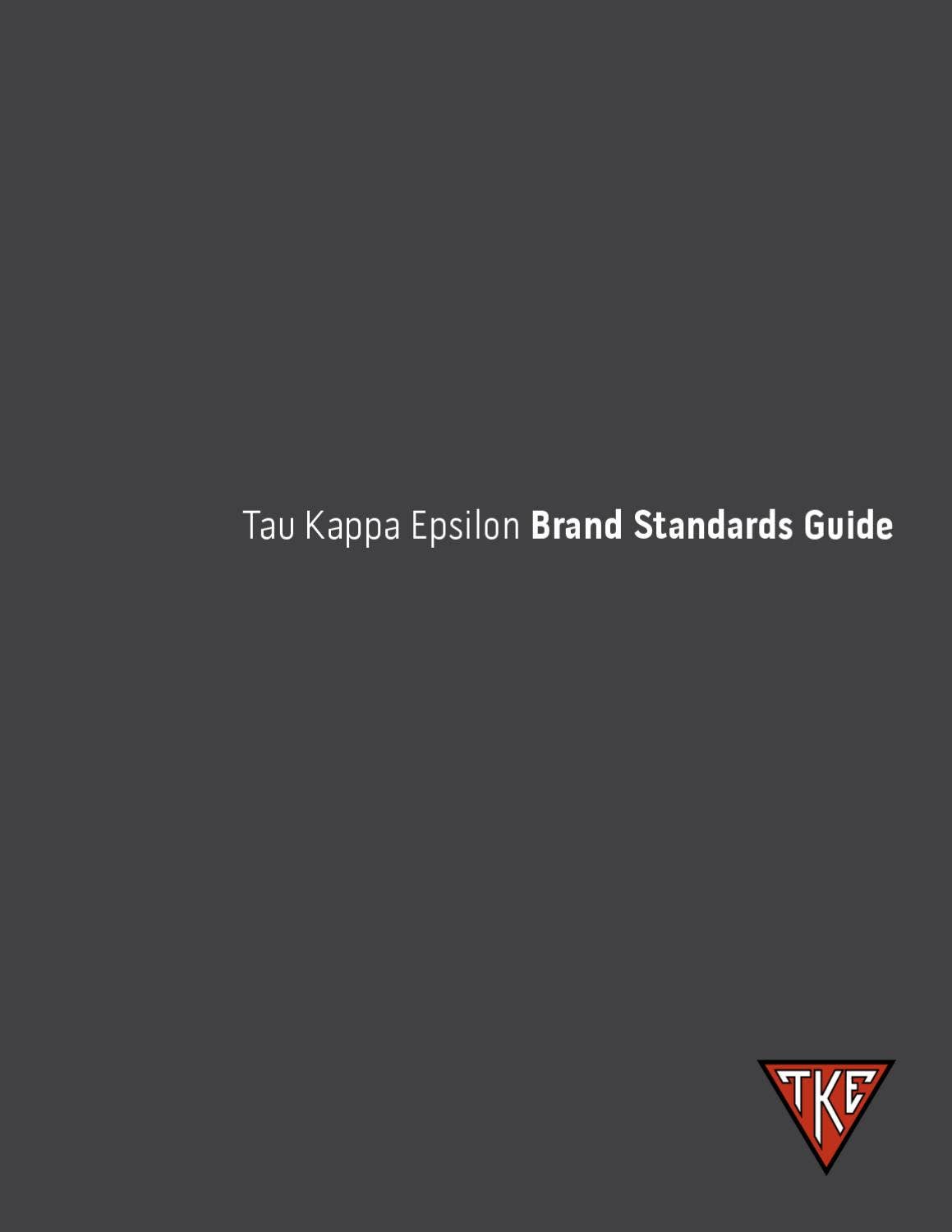 TKE Branding Guide by Tau Kappa Epsilon Fraternity - Issuu