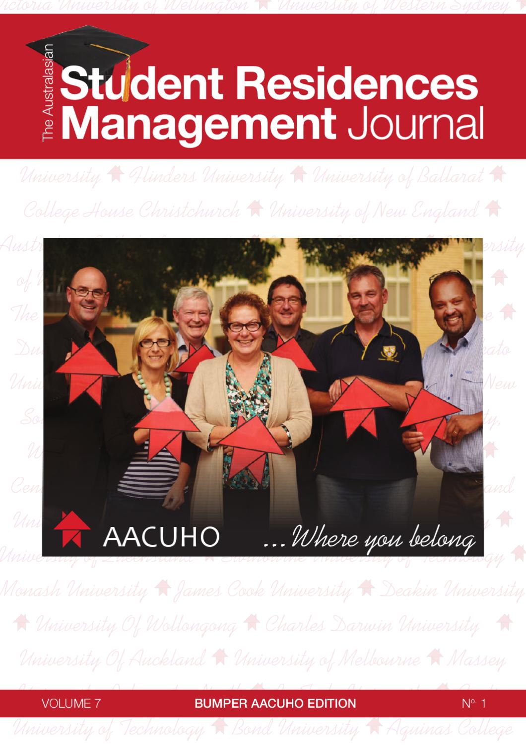 Student Residences Management Journal 7_1 by Adbourne Publishing - Issuu