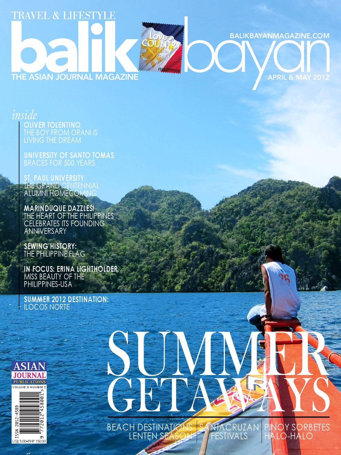 Balikbayan Magazine April & May 2012: Summer Getaways Issue by ...