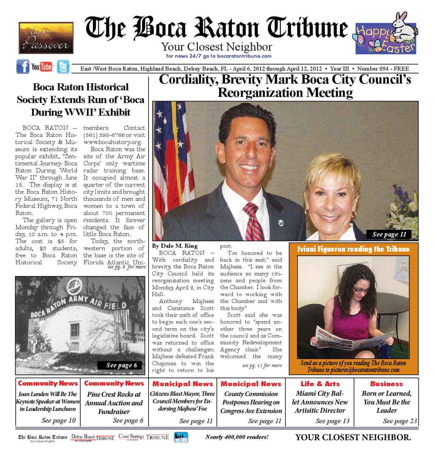 The Boca Raton Tribune ED 94 by The Boca Raton Tribune - Issuu