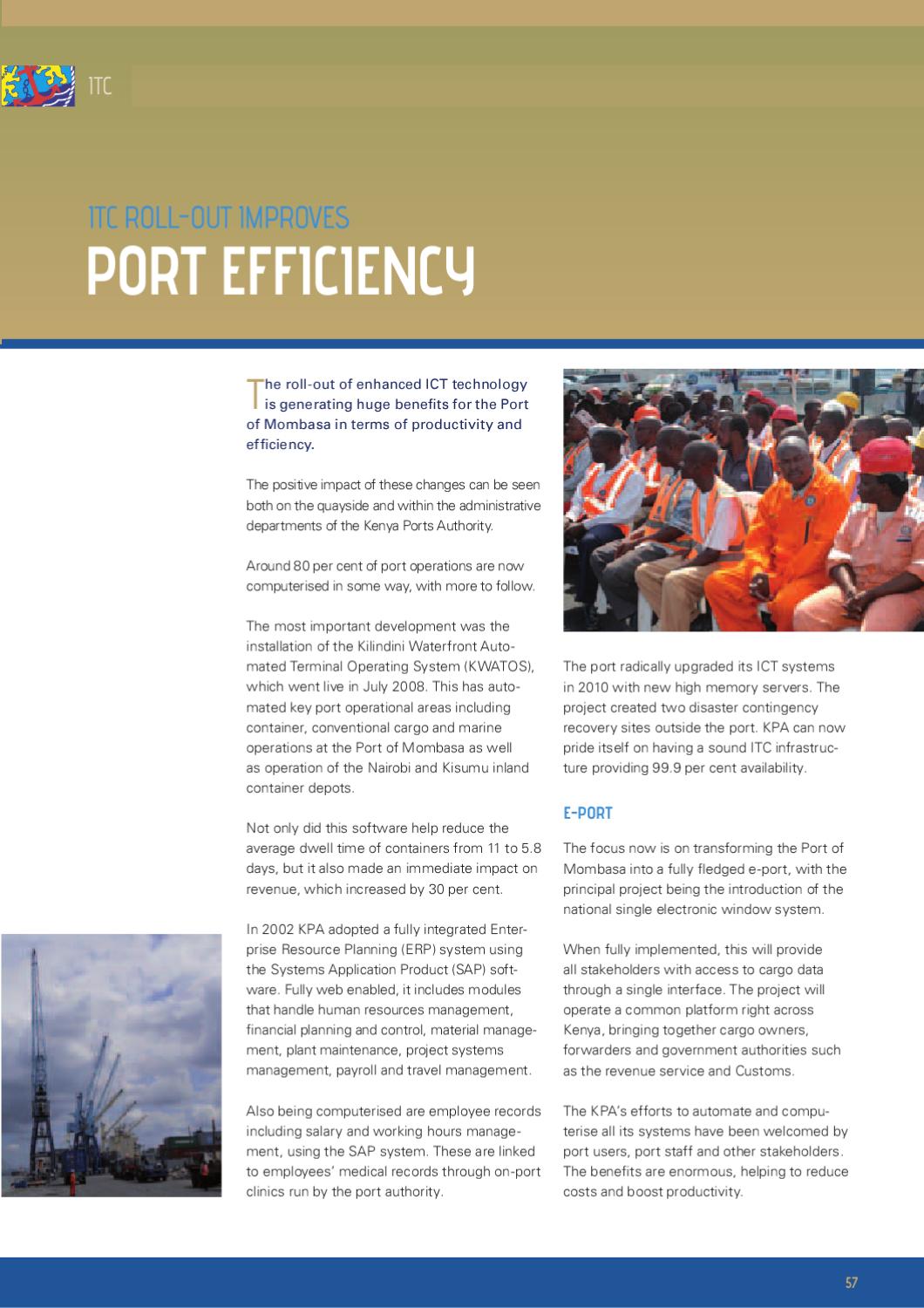 Kenya Port Handbook 2012-13 by Land & Marine Publications Ltd. - Issuu