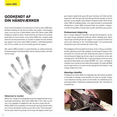 Weber GDS Håndbog by Weber - Issuu