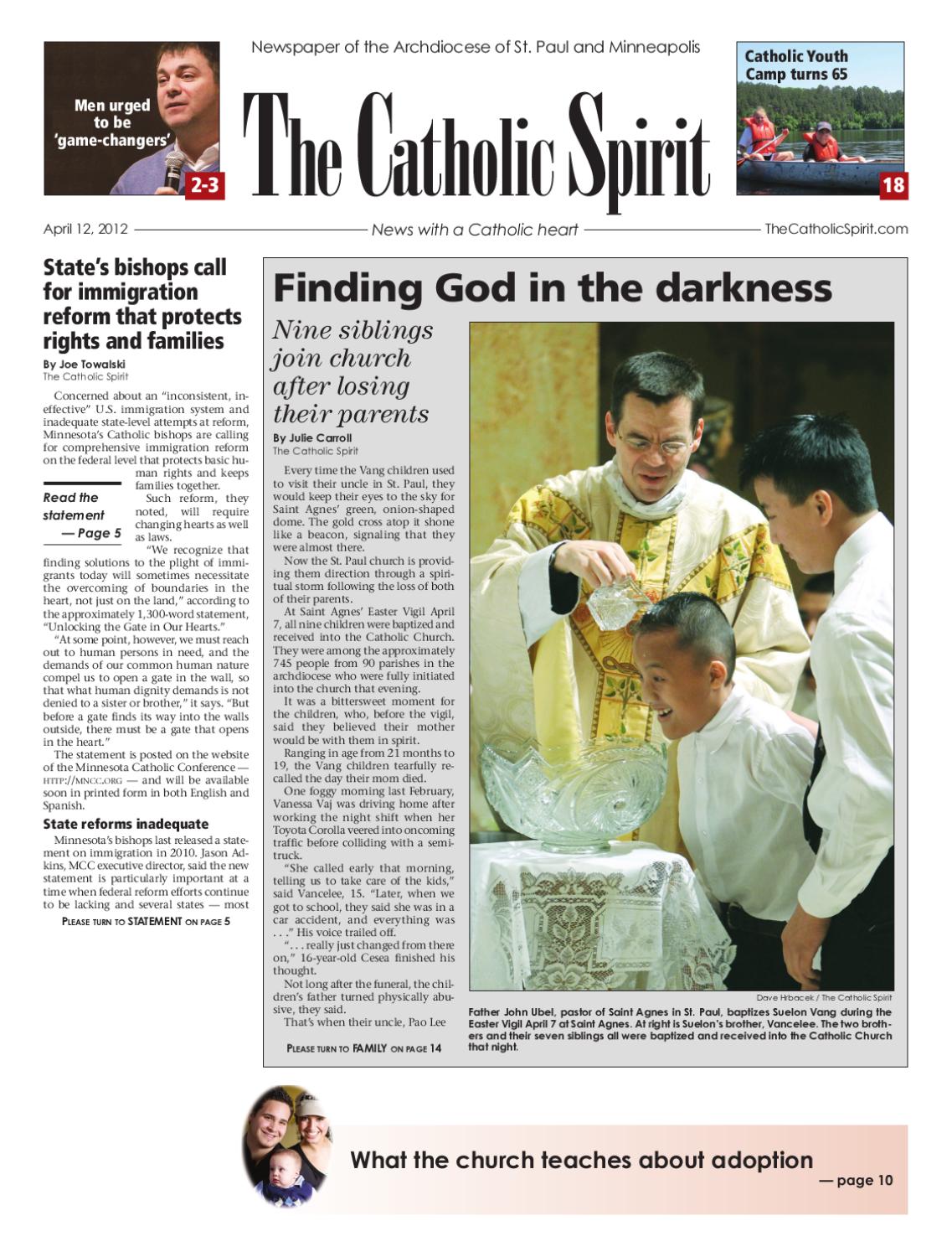 The Catholic Spirit - April 12, 2012 by The Catholic Spirit Publishing ...