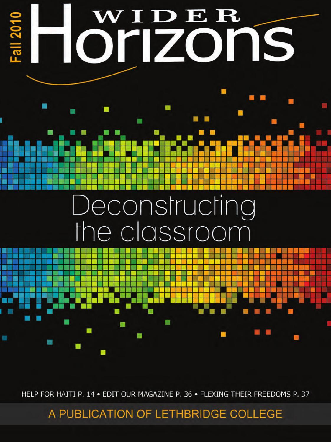 Wider Horizons - Fall 2010 by Lethbridge College - Issuu