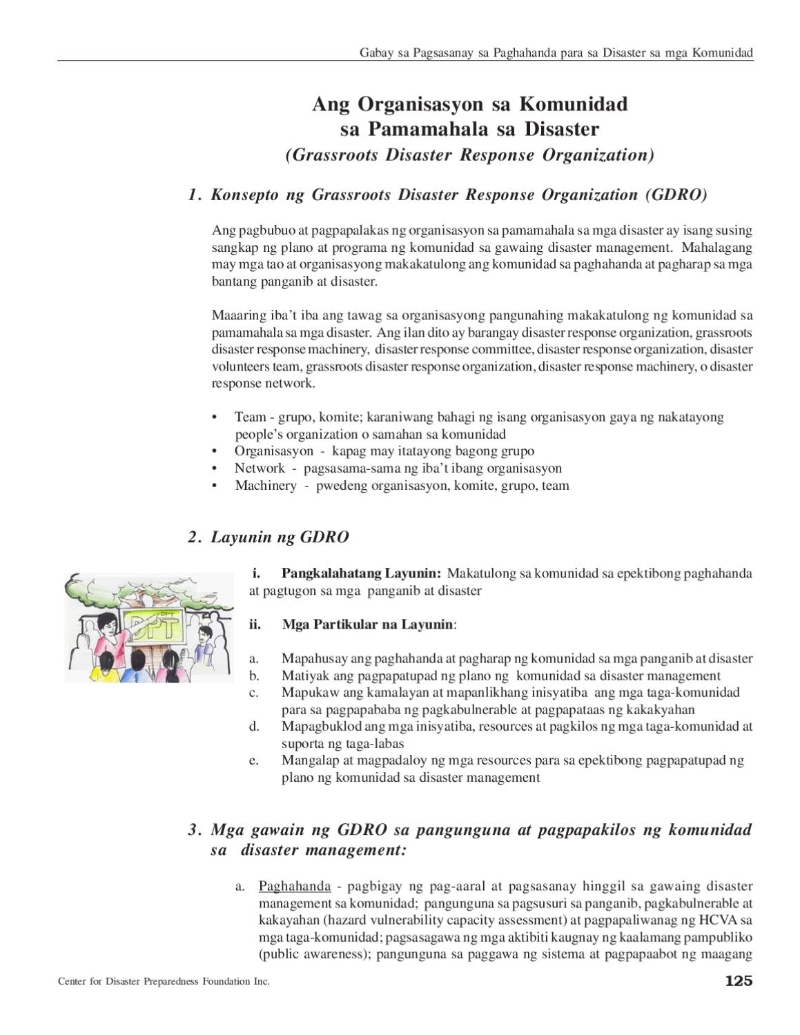 Kahandaan Katatagan at Kaunlaran ng Komunidad by Center for Disaster ...