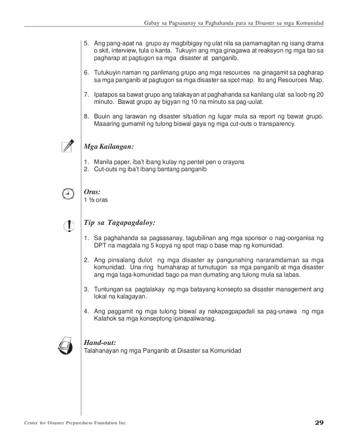 Kahandaan Katatagan at Kaunlaran ng Komunidad by Center for Disaster ...