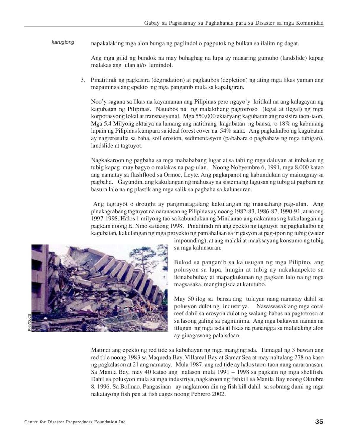 Kahandaan Katatagan at Kaunlaran ng Komunidad by Center for Disaster ...