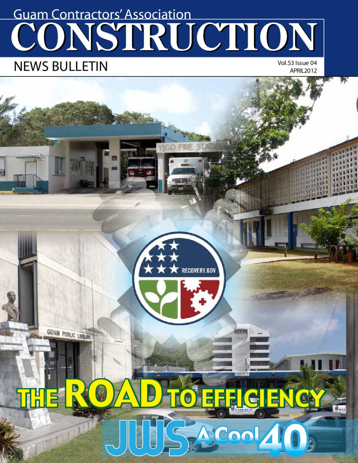 GCA Construction News Bulletin April 2012 by Guam Contrators ...