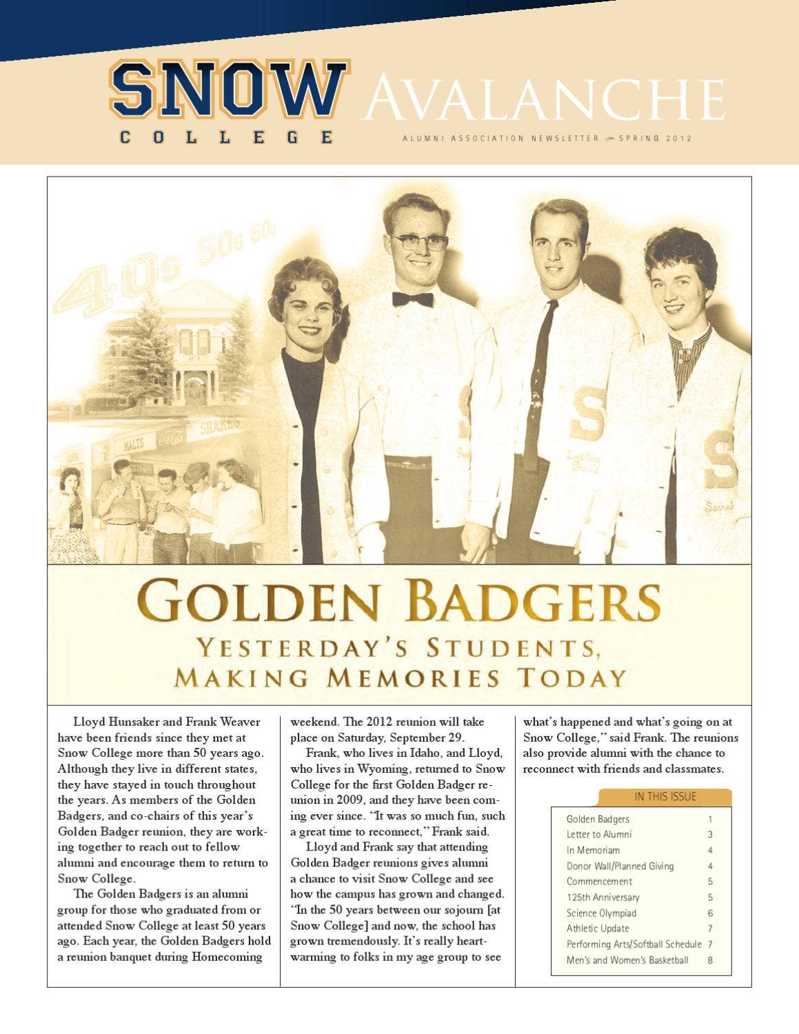Snow College Alumni Avalanche by Snow College - Issuu
