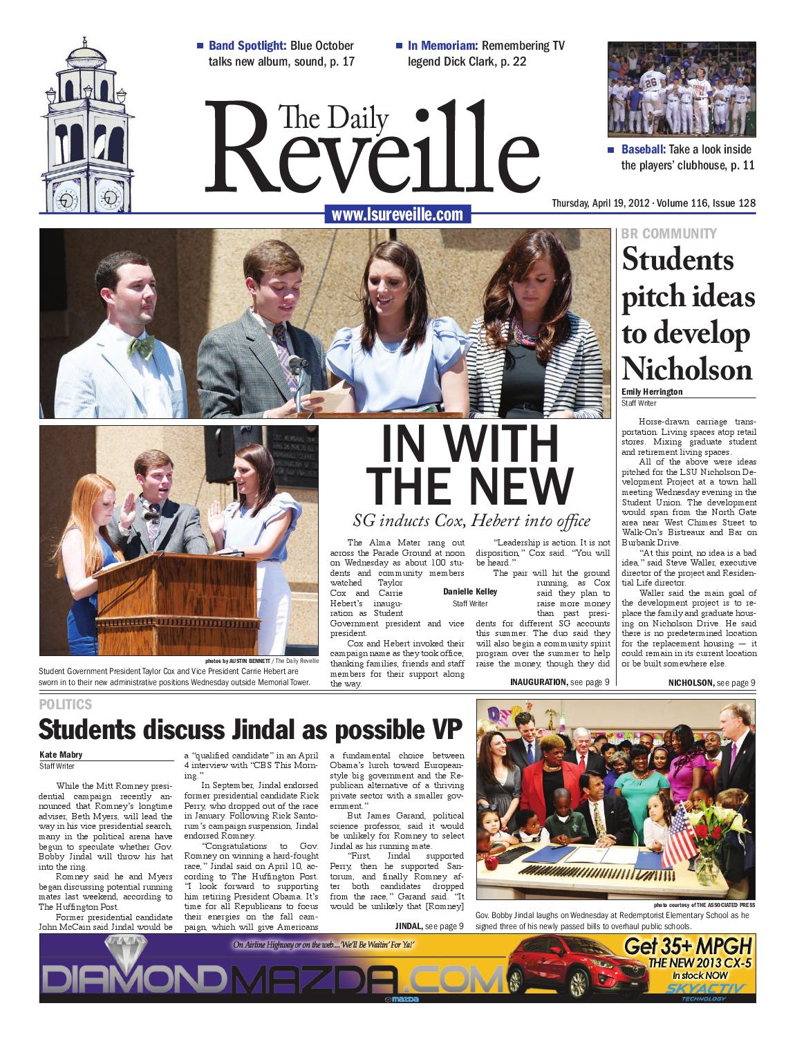 The Daily Reveille - April 19, 2012 by Reveille - Issuu