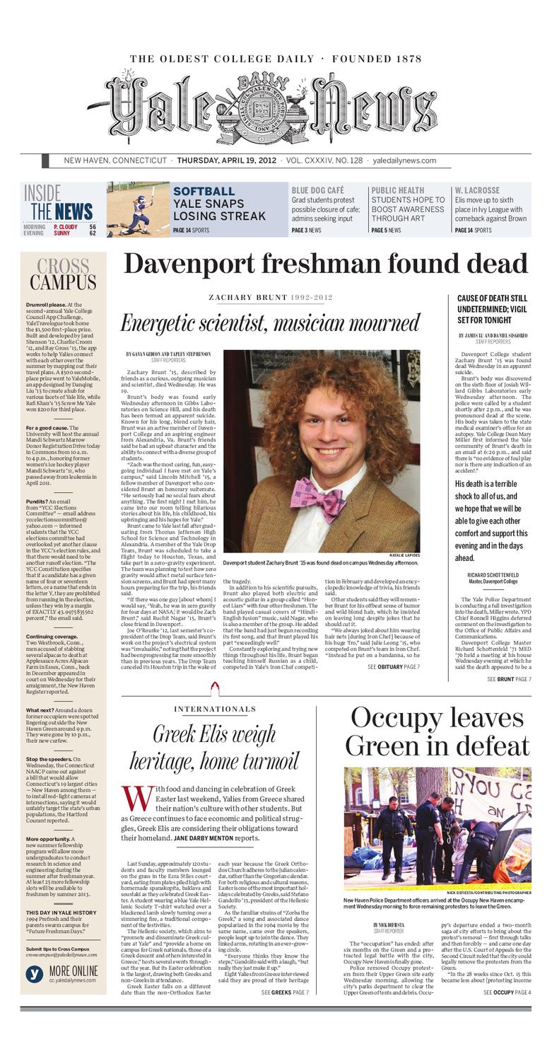 Today's Paper by Yale Daily News - Issuu