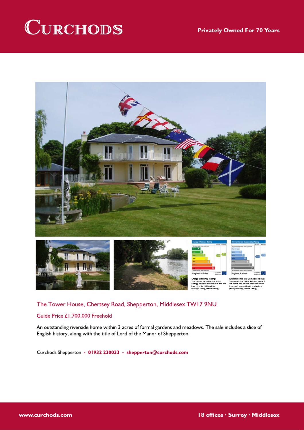 The Tower House - Shepperton by Curchods Estate Agents - Issuu