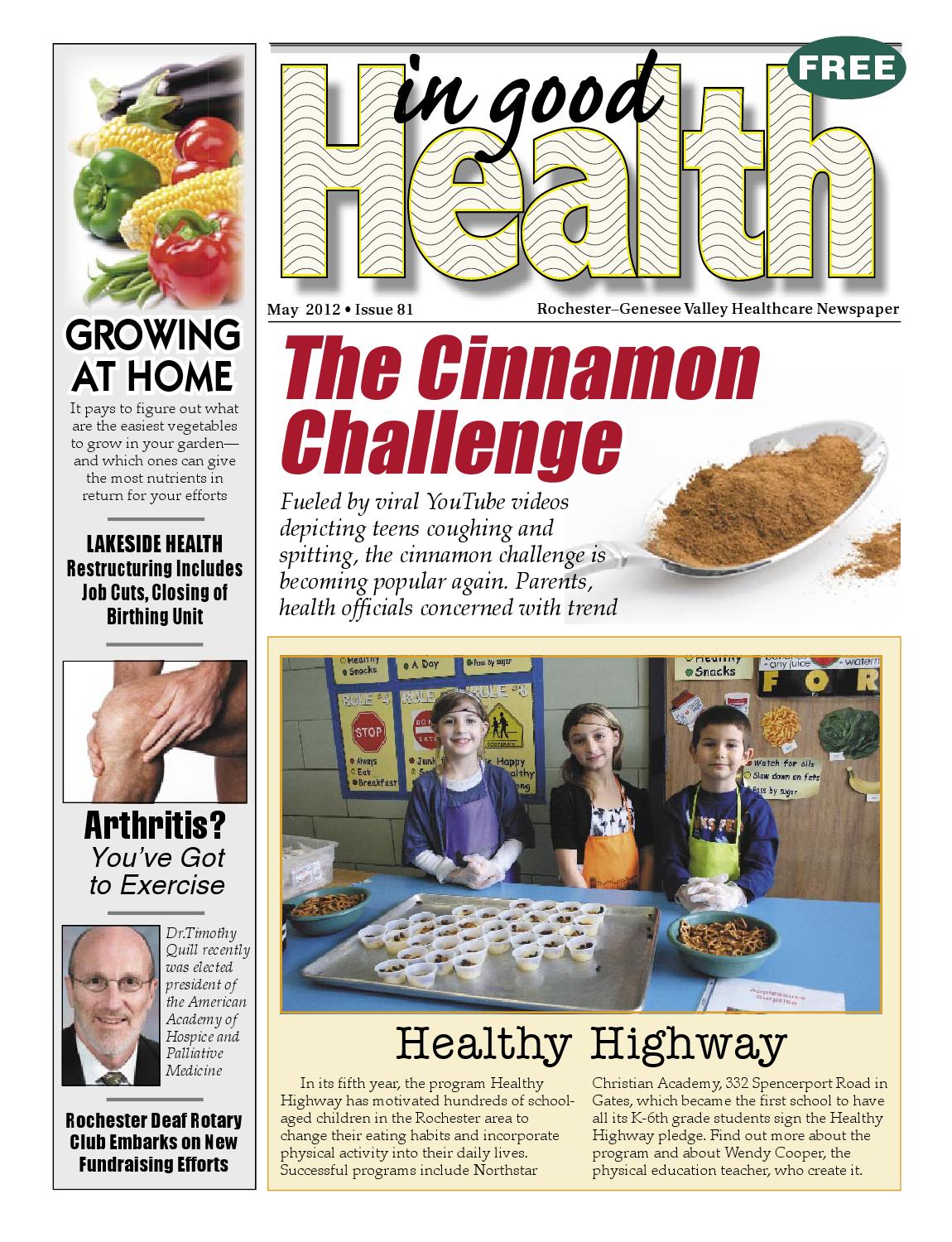 In Good Health by In Good Health: Rochester's Healthcare Newspaper - Issuu