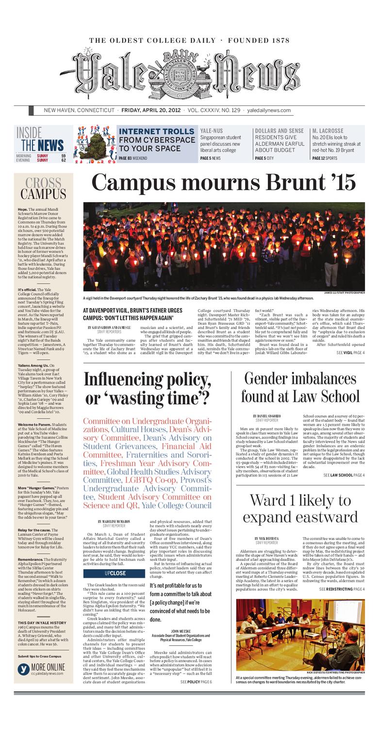 Today's Paper by Yale Daily News - Issuu