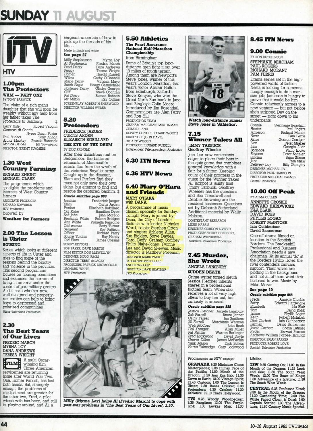 TV Times 10-16 August 1985 (selected pages) by JOHN SIMS - Issuu
