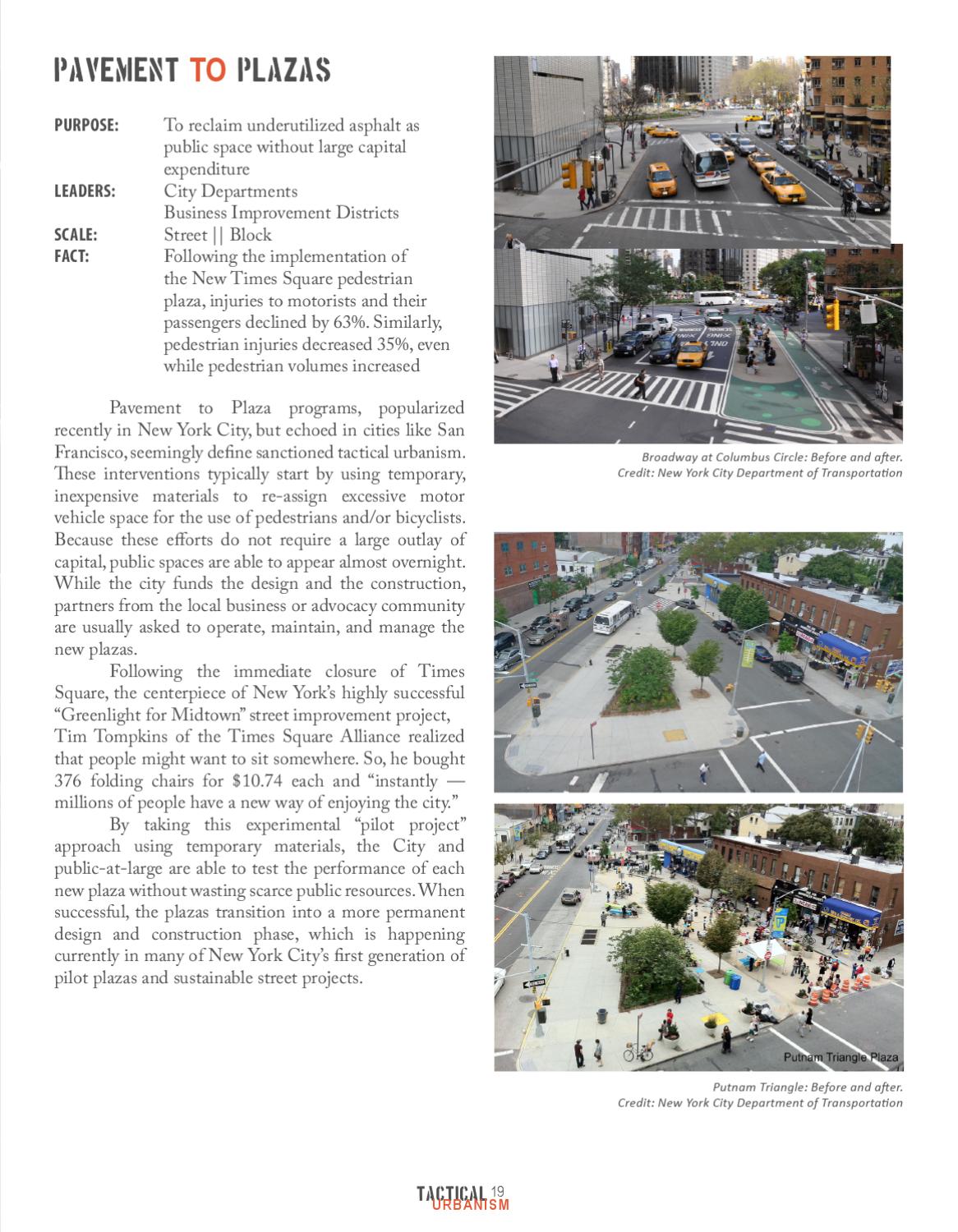 Tactical Urbanism by Street Plans - Issuu