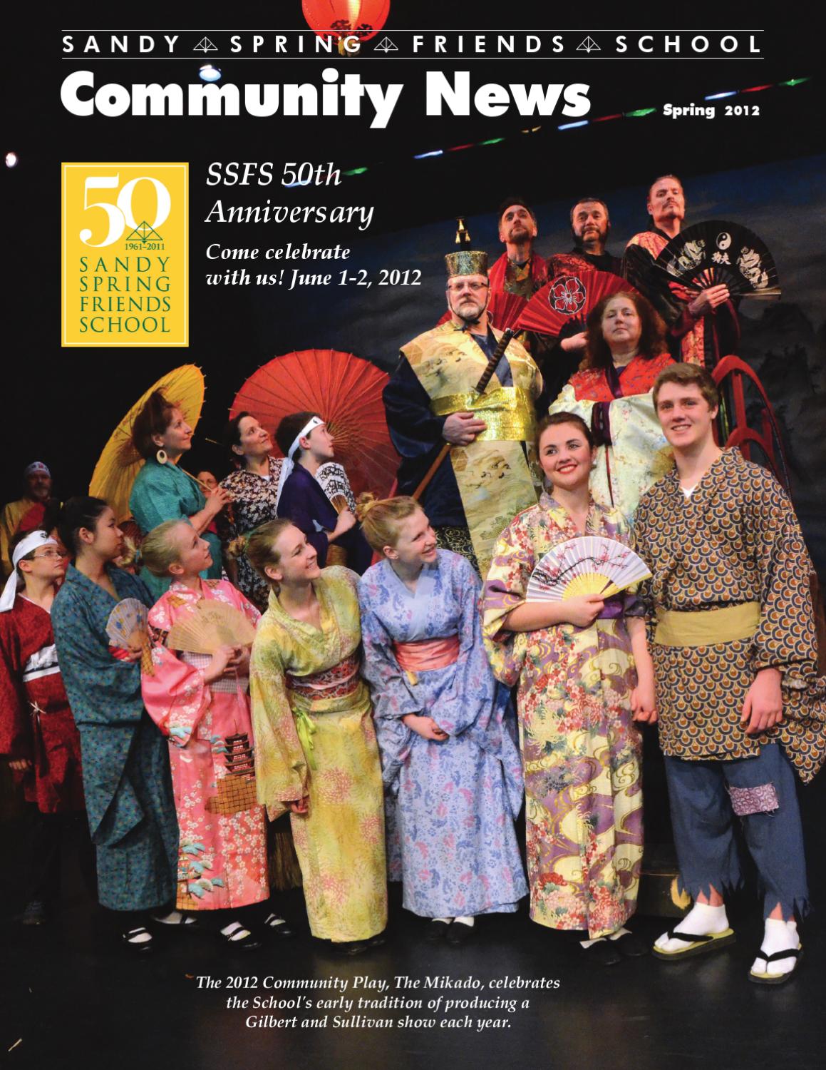 SSFS Community News: Spring 2012 by Sandy Spring Friends School - Issuu