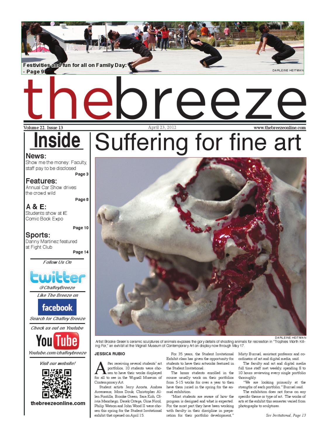 Volume 22, Issue 13 (April 23, 2012) by The Breeze Paper - Issuu