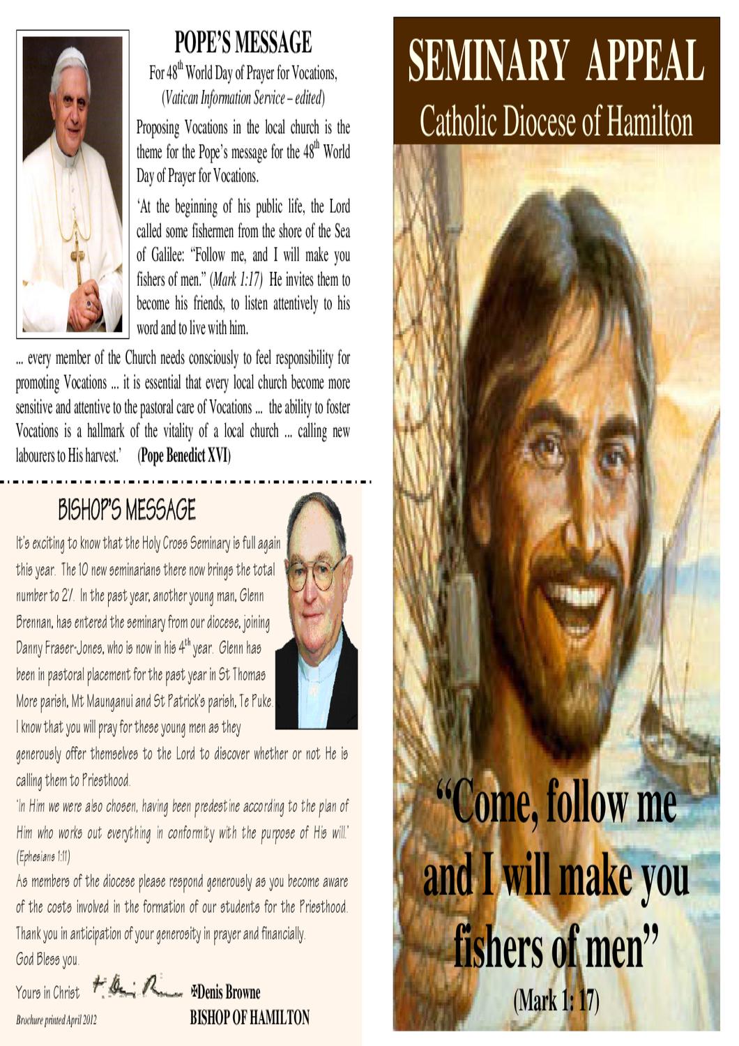 Seminary Appeal 2012 by Catholic Diocese of Hamilton, NZ - Issuu