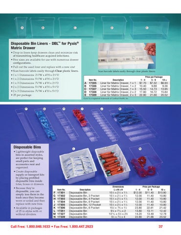 Bin and Storage Solutions by Health Care Logistics - Issuu