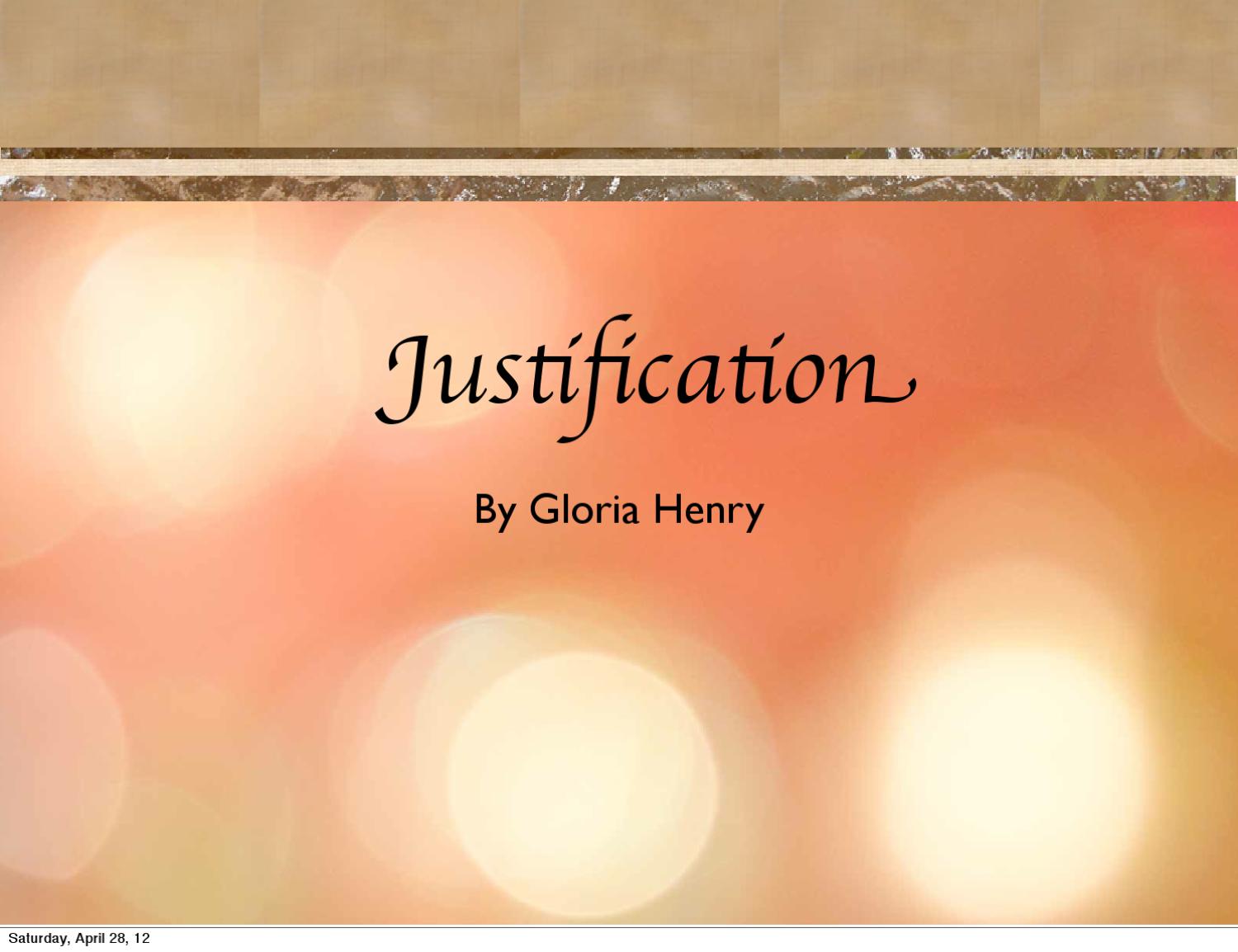 Justification by Temple of Jesus - Issuu