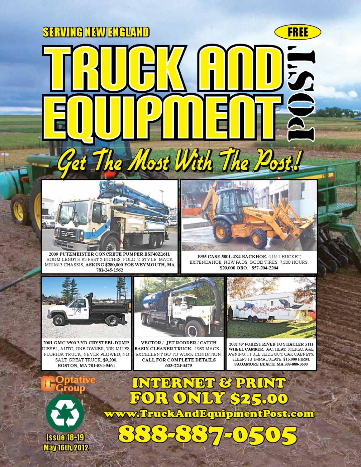 Truck And Equipment Post - Issue #18-19, 2012 by 1ClickAway - Issuu