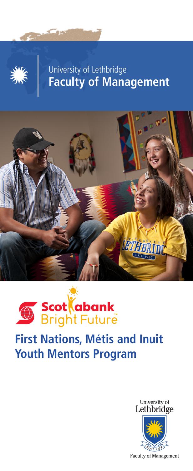 First Nations, Metis, and Inuit Youth Mentors Program by University of ...
