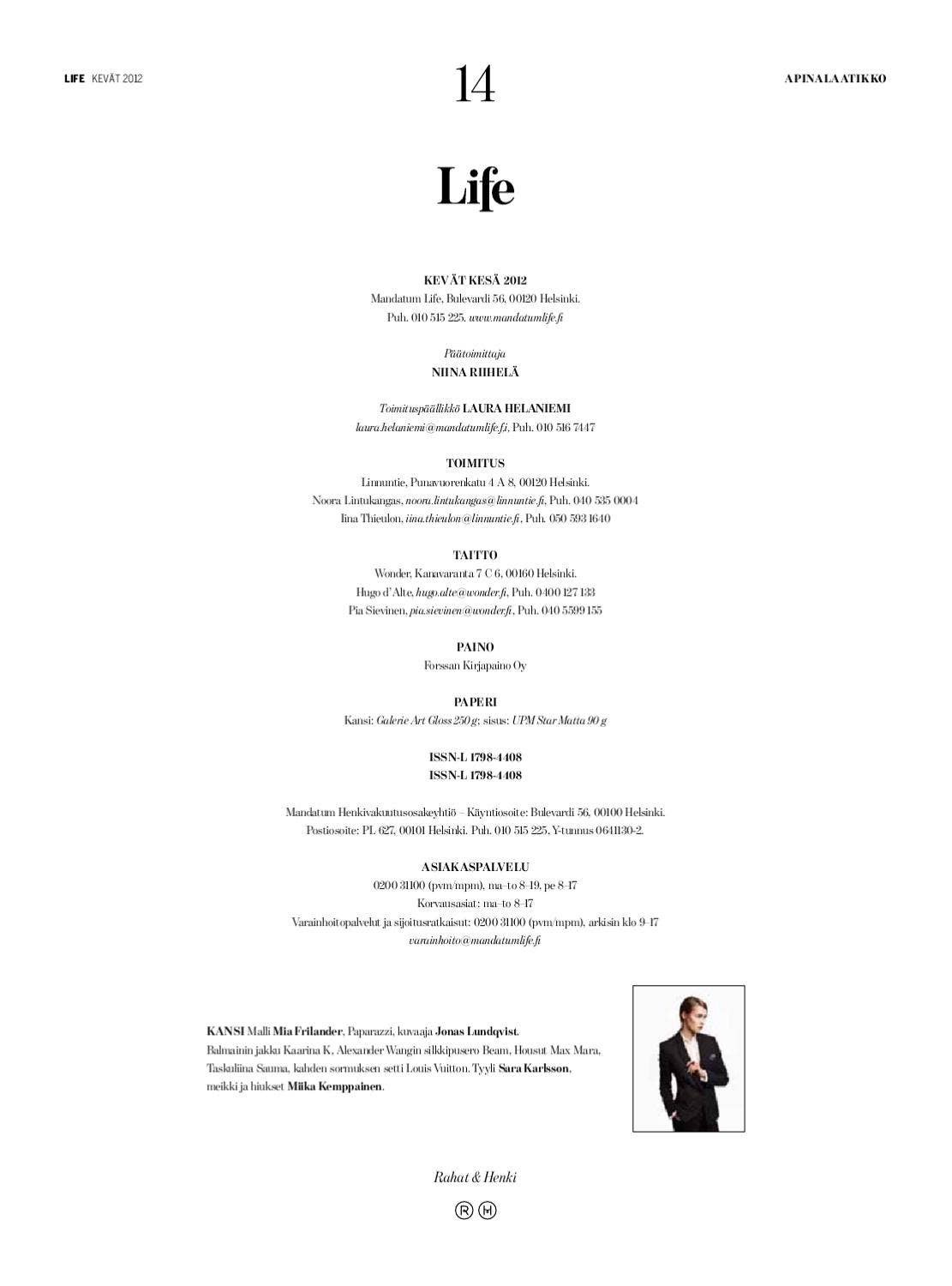 Mandatum Life by Mandatum Henkivakuutusyhtio - Issuu