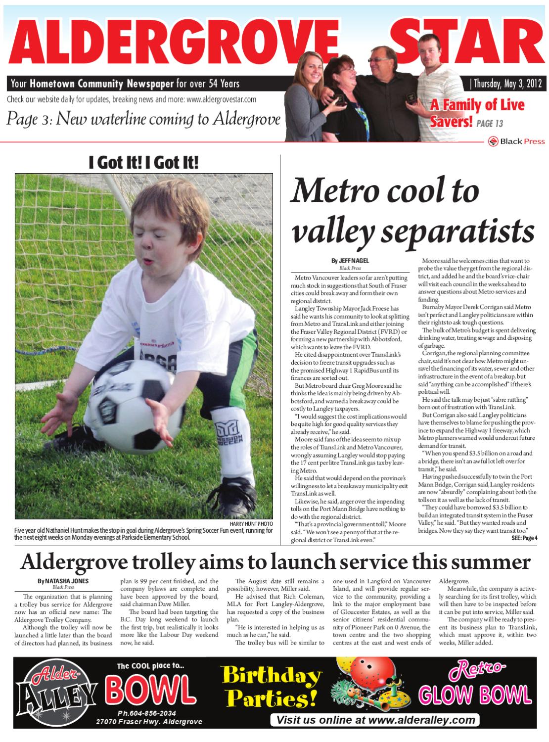 Aldergrove Star, May 03, 2012 by Black Press Media Group - Issuu