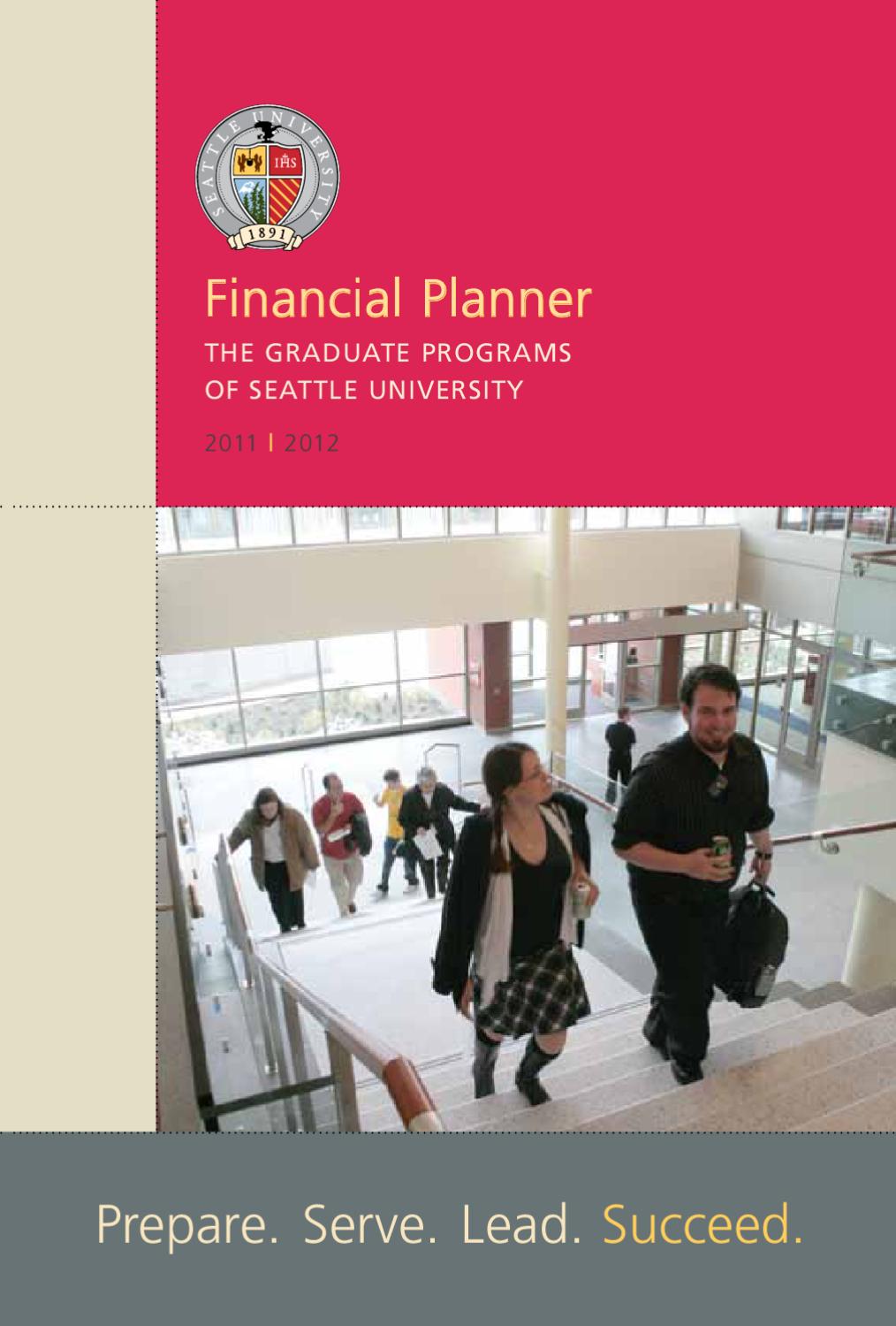 Financial Planner: Graduate Programs by Seattle University - Issuu
