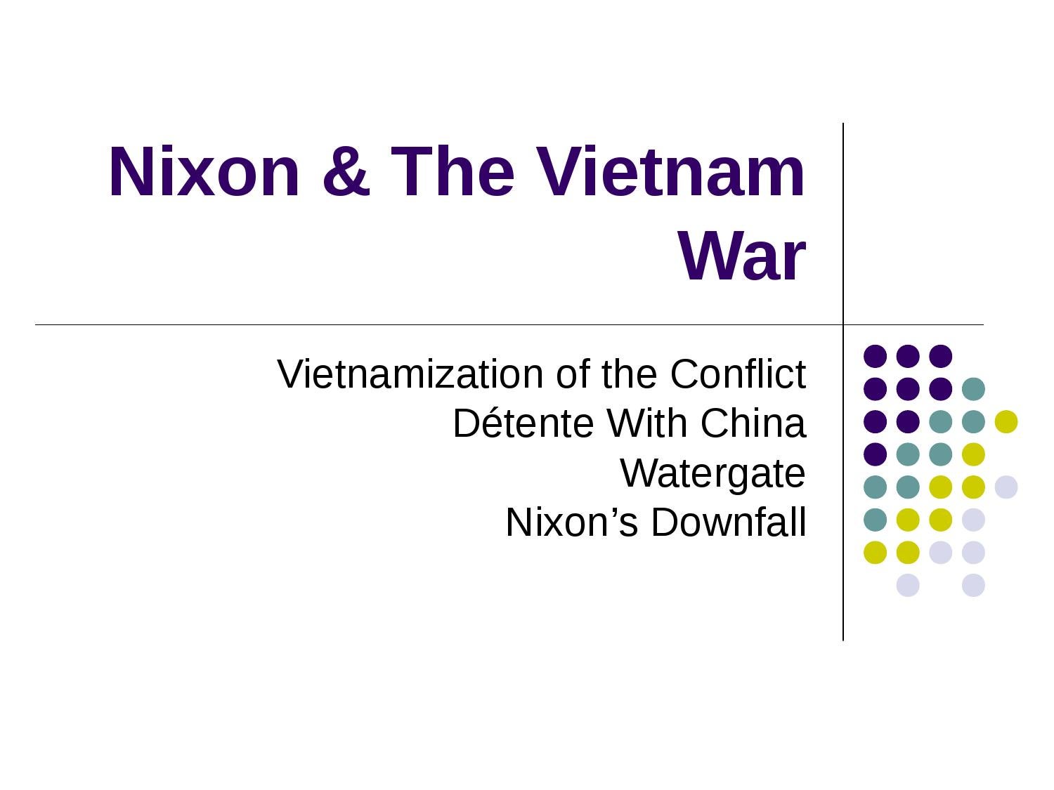 /Nixon_Vietnam_The_Cold_War__Wate by Houston Christian High School - Issuu