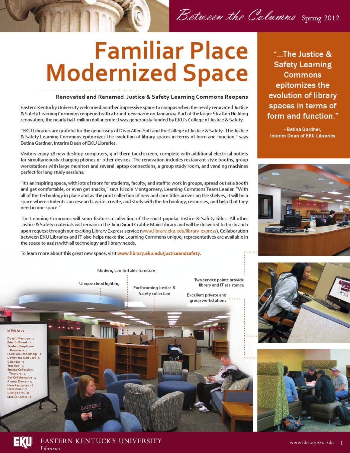 EKU Libraries Spring 2012 Newsletter by EKU Libraries - Issuu