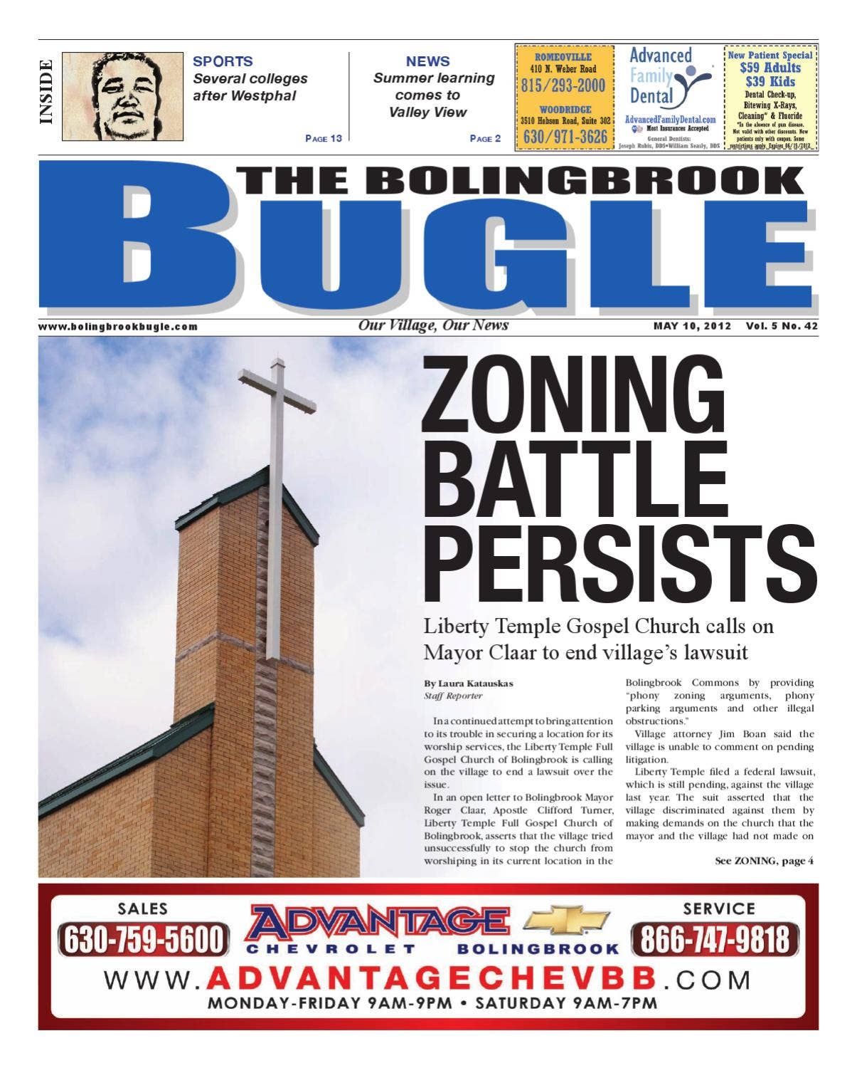 Bolingbrook Bugle 5-10-12 by Bugle, Sentinel & Enterprise Newspapers ...
