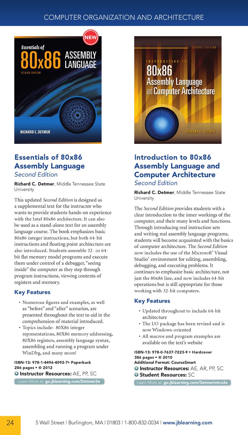 Jones & Bartlett Learning 2012 Computer Science Catalog by Jones ...