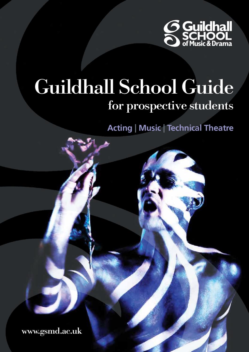 Guildhall School prospectus by Guildhall School - Issuu