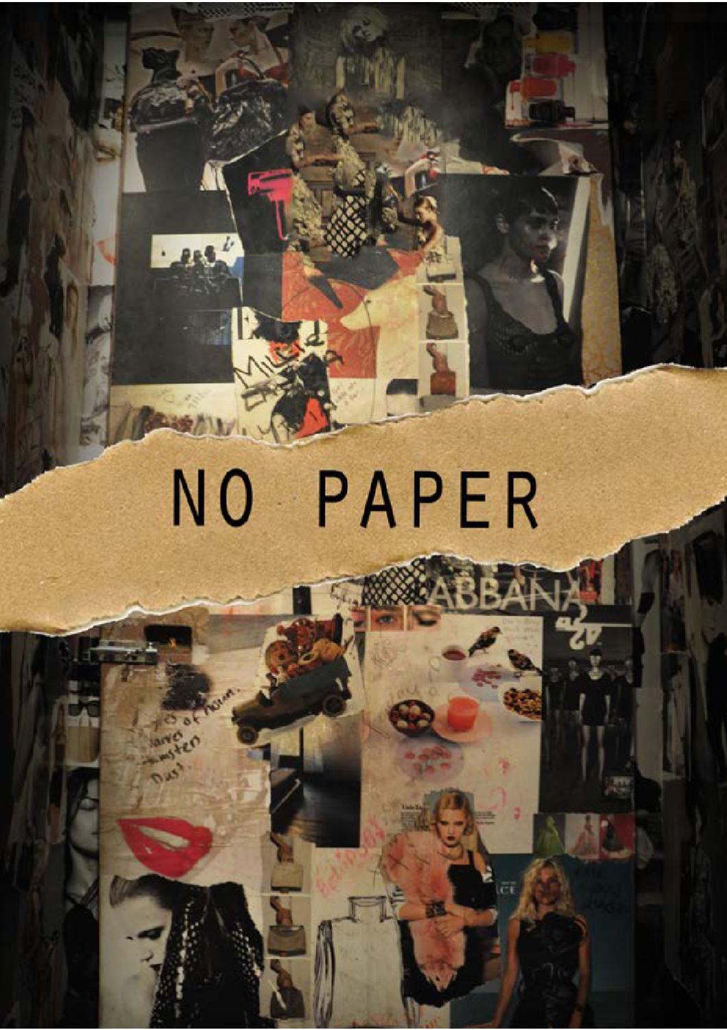 No Paper by Amy-Jane Twelvetrees - Issuu